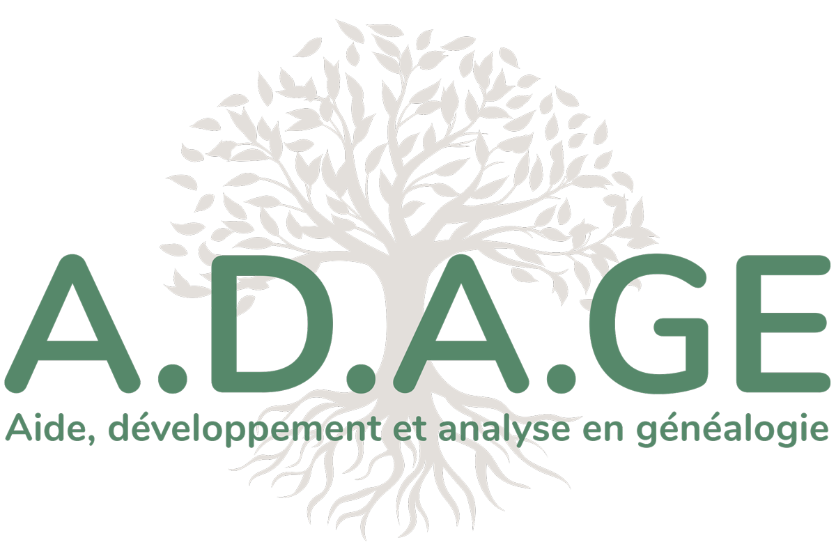ADAGE-FRANCE – Aide, développement et analyse en généalogie